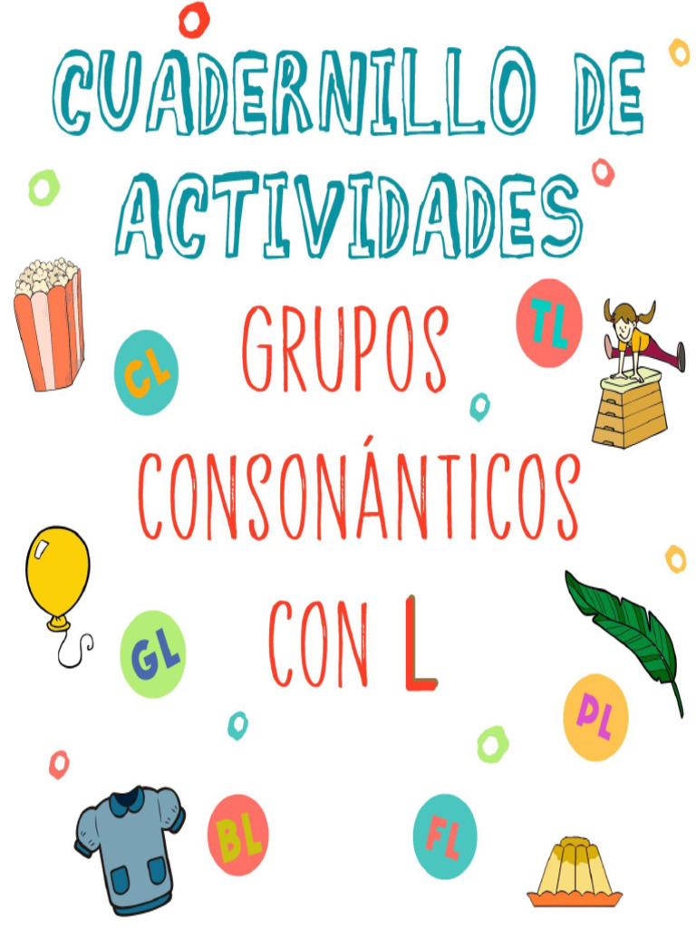 Cuadernillo de Actividades Grupos Consonanticos Con L | PDF