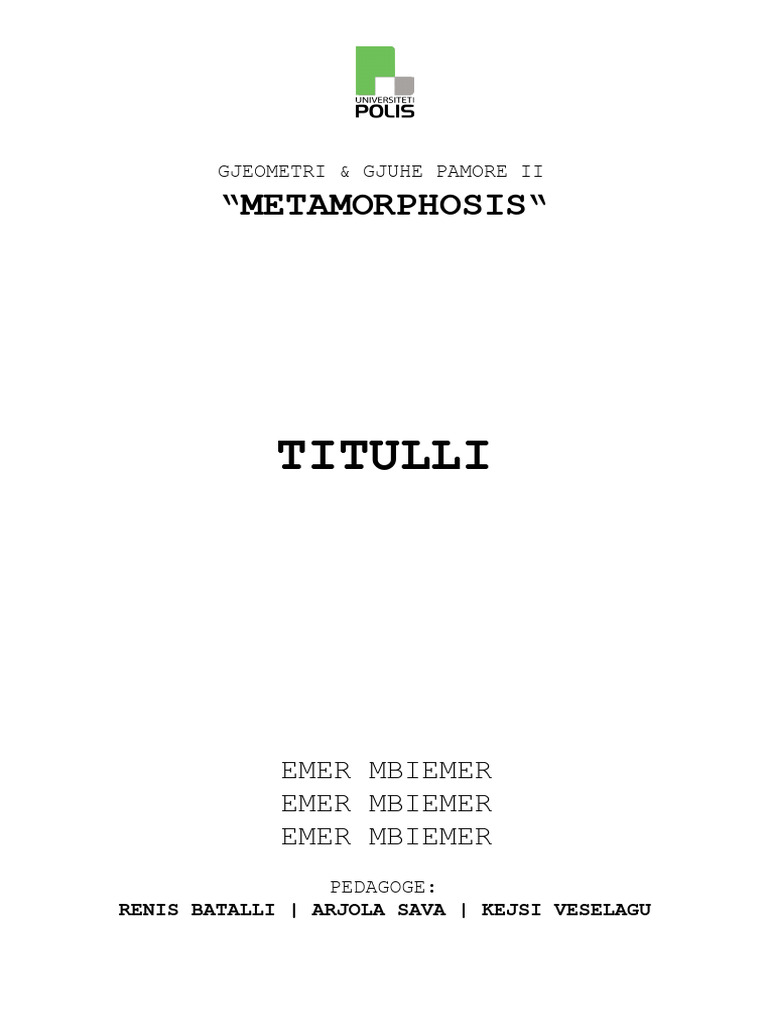 BOOKLET Template | PDF