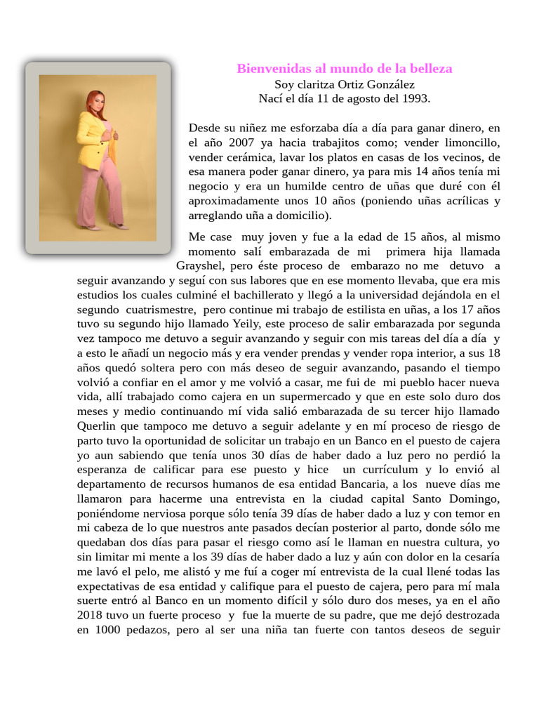 Bienvenidas Al Mundo de La Belleza | PDF