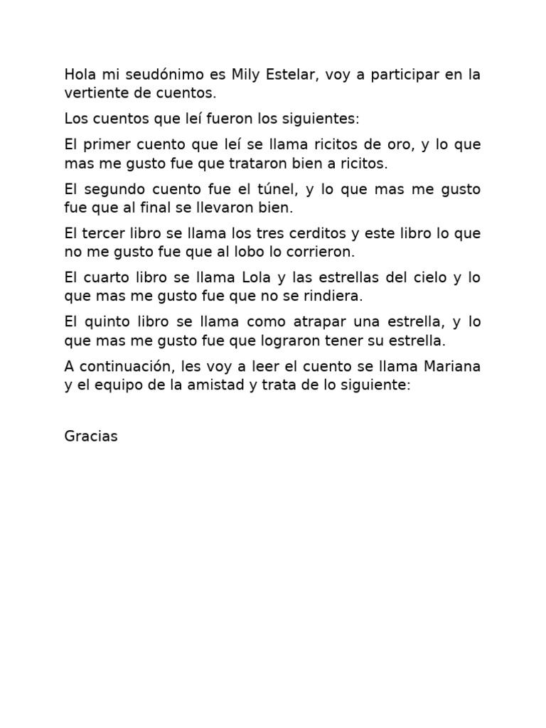 Mily Estelar 023249 | PDF