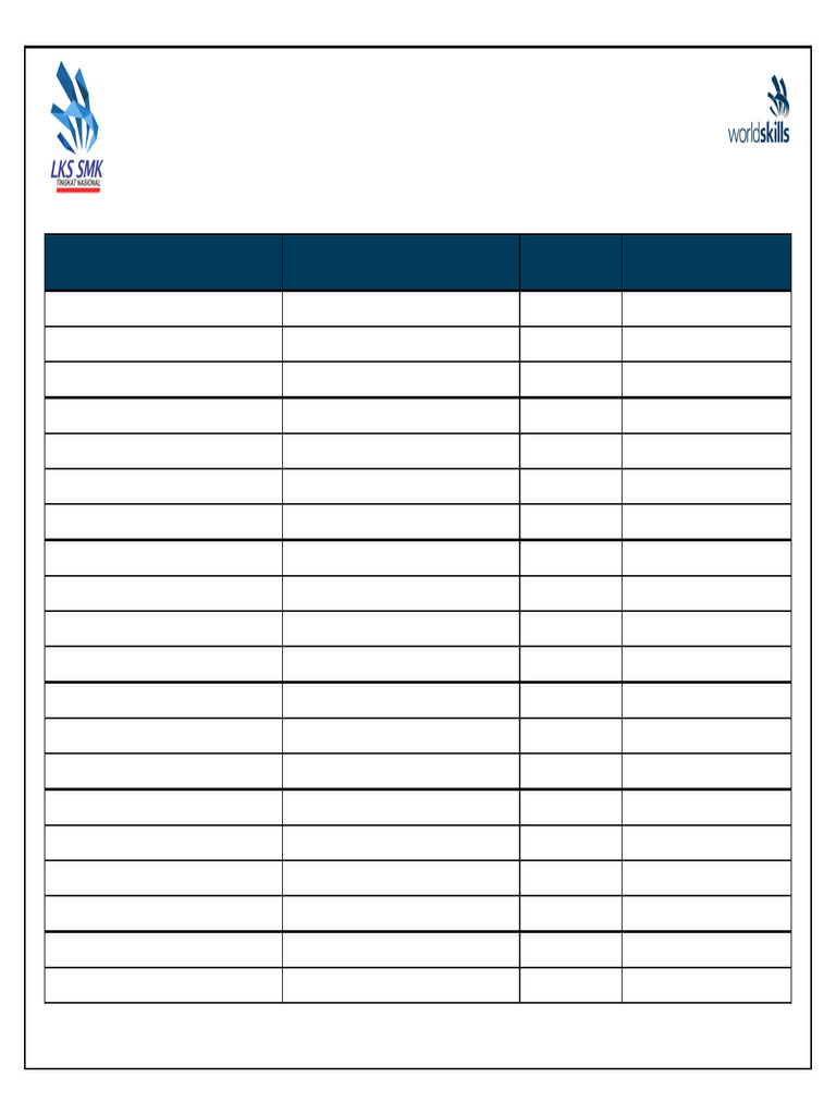 53 Cloud Computing WorldSkills Scale Results | PDF