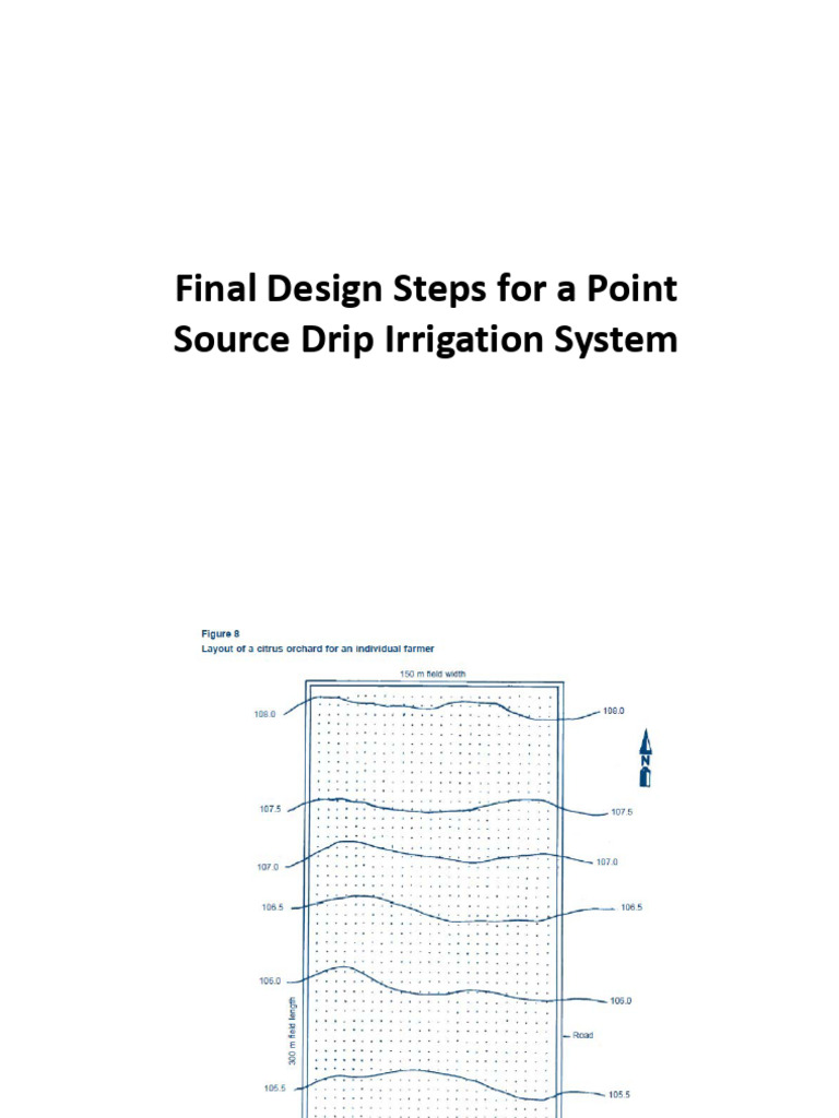Final Design Steps of A Point Source Drip System | PDF