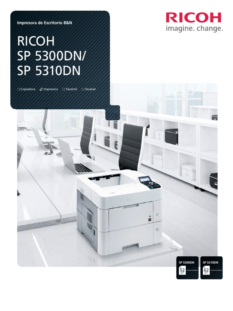 Sp5300dn Es La | PDF | Impresora (Computación) | Computación en la nube