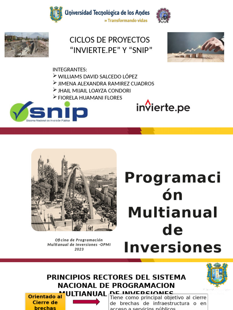 Invierte - Pe y Snip | PDF | Economias