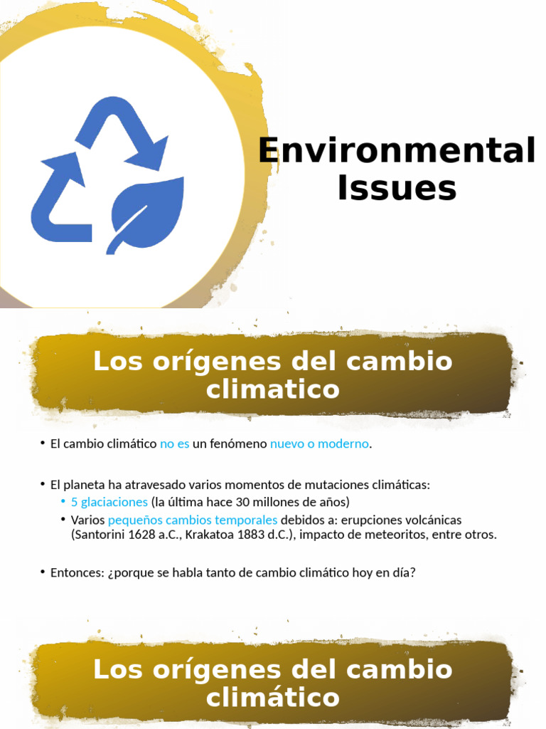 Environmental Issues | PDF | Era de Hielo | Cambio climático