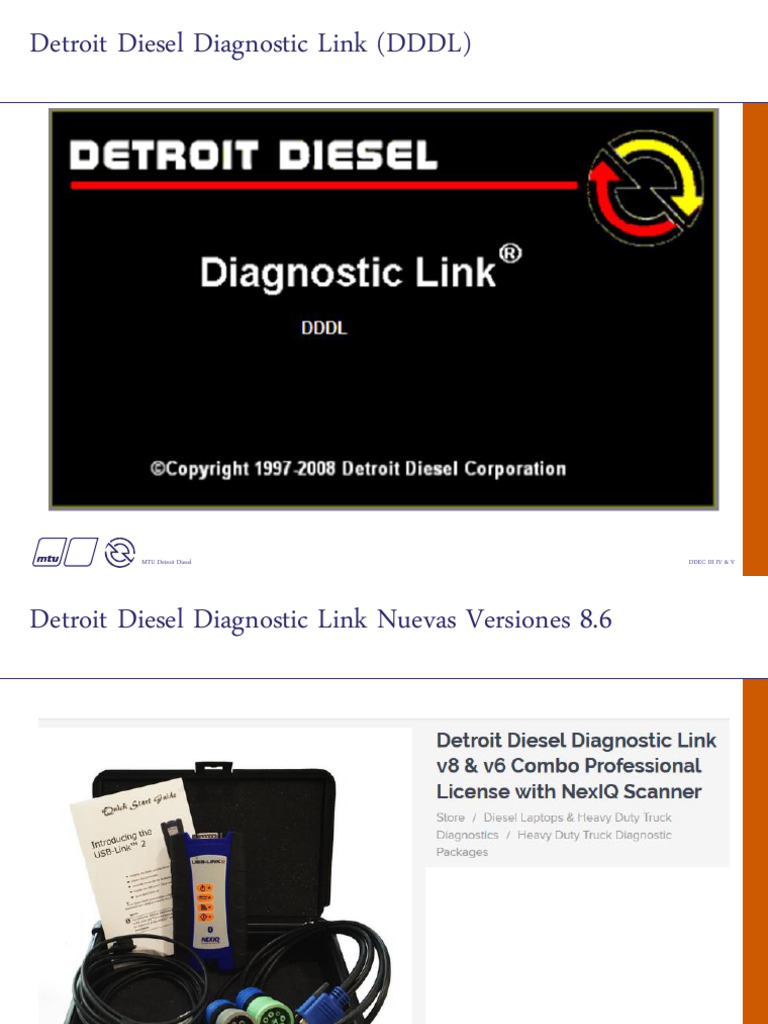 Software DDDL para Diagnóstico Detroit Diesel | PDF | Informática ...
