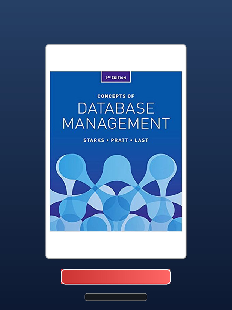 Concepts of Database Management 9th Edition Starks Full Download | PDF ...