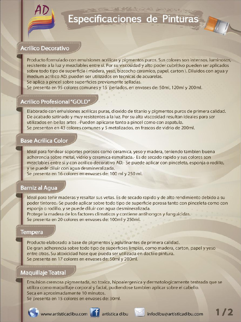 Espec - Pinturas | PDF