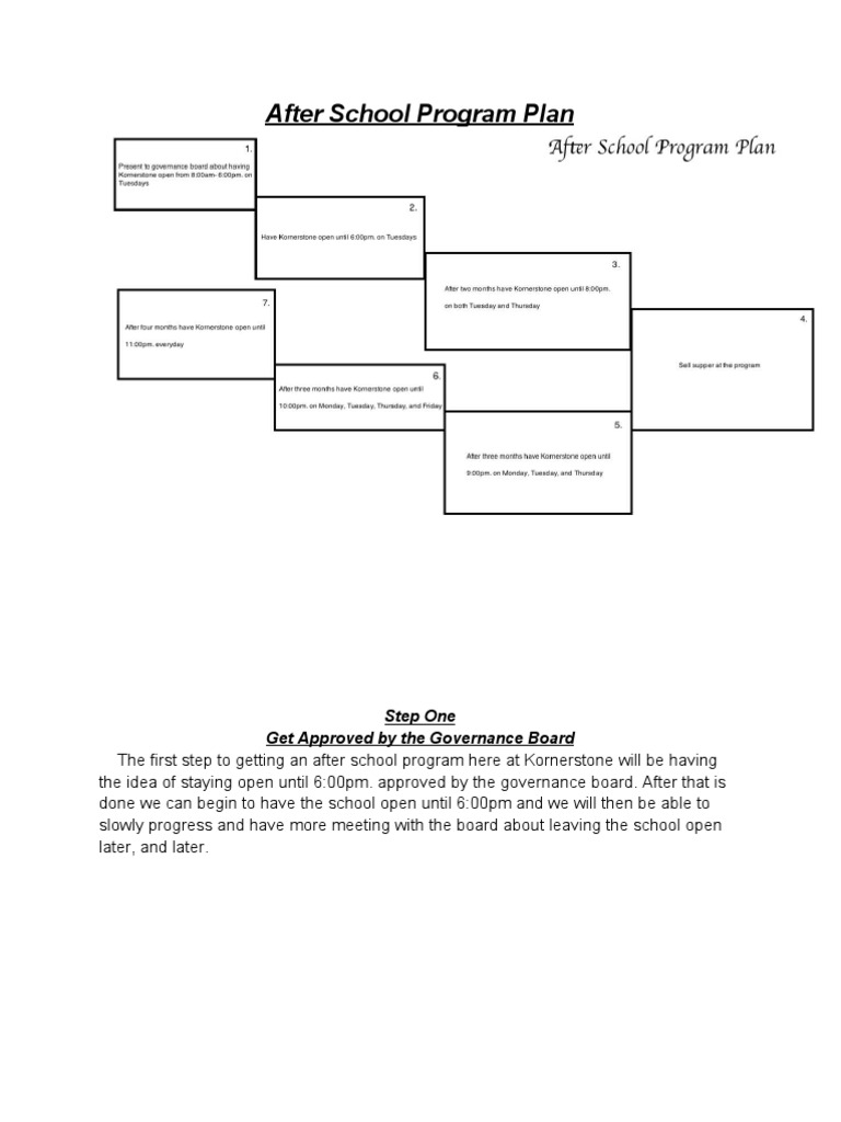 After School Program Plan | Download Free PDF | Volunteering | Supper