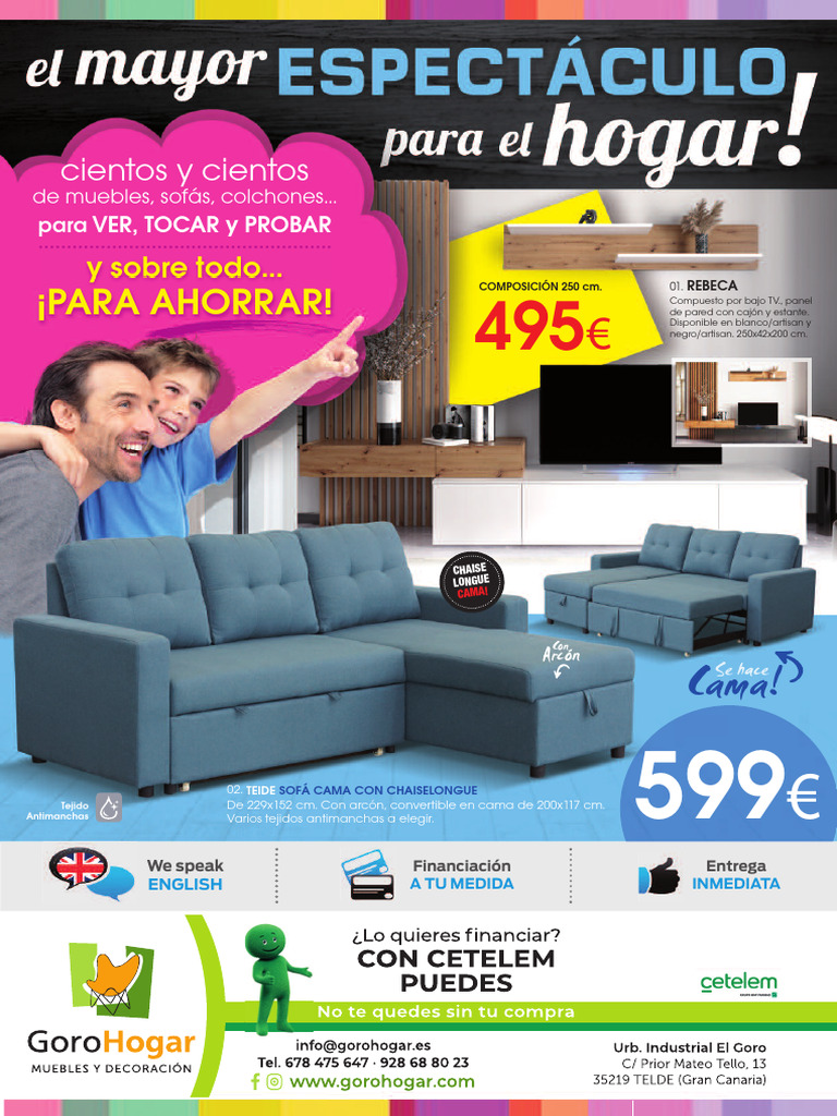 Cataelogo Goro Hogar 2024 | PDF | Sofá | Tapicería