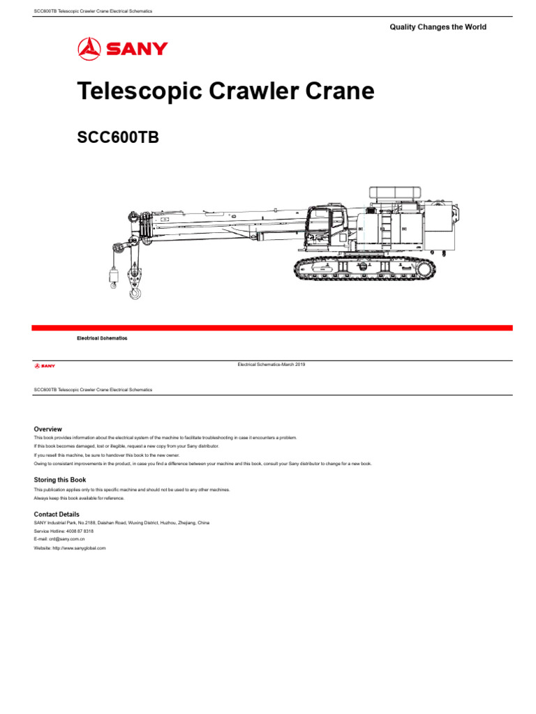 SCC600TB Crane Electrical Schematics | PDF | Electronic Engineering ...