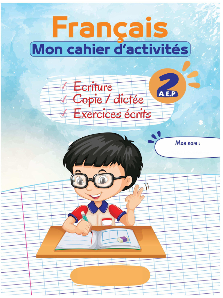 Cahier D'écriture 2 Aep | PDF