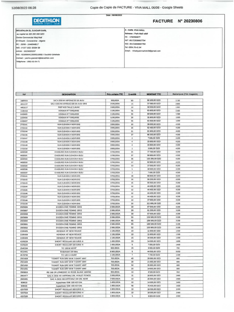 Decathlon | PDF