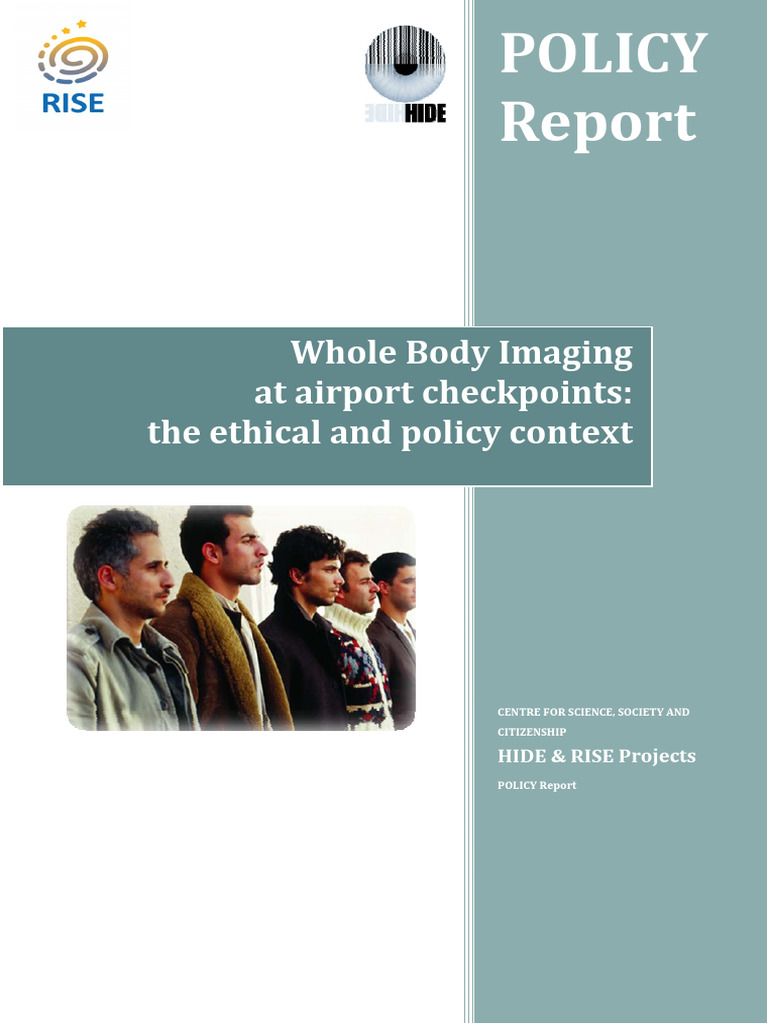 Whole Body Imaging Policy Report 2010 | PDF | Airport Security ...