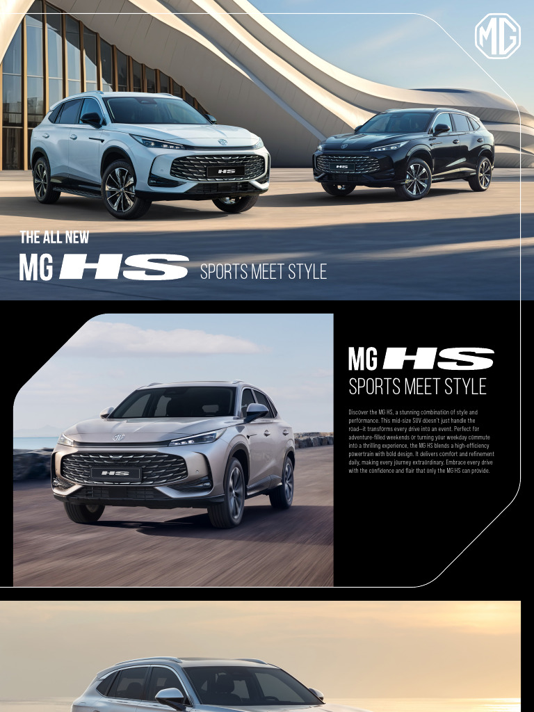 MG HS: Luxury SUV Overview | PDF | Seat Belt | Car