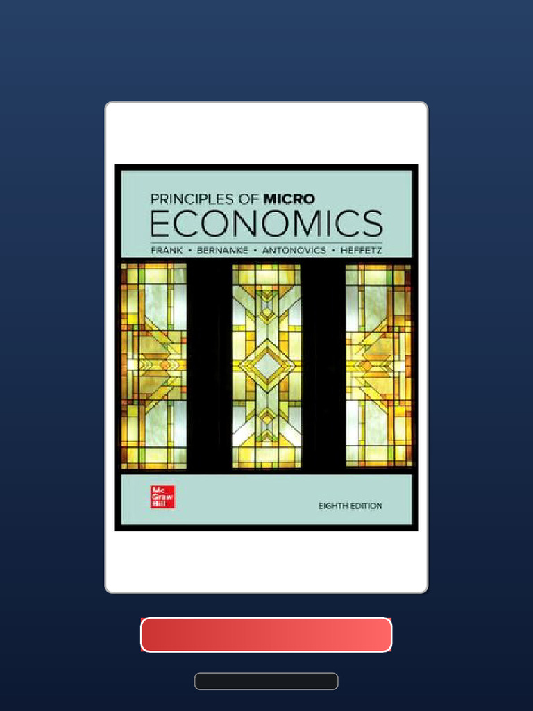 Principles of Microeconomics 8th Edition Frank Full Download | PDF ...