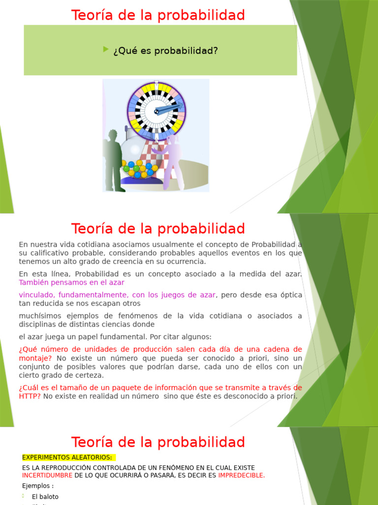 R4 Elementos Básicos para El Cálculo de Probabilidades | PDF | Teoría de probabilidad | Probabilidad