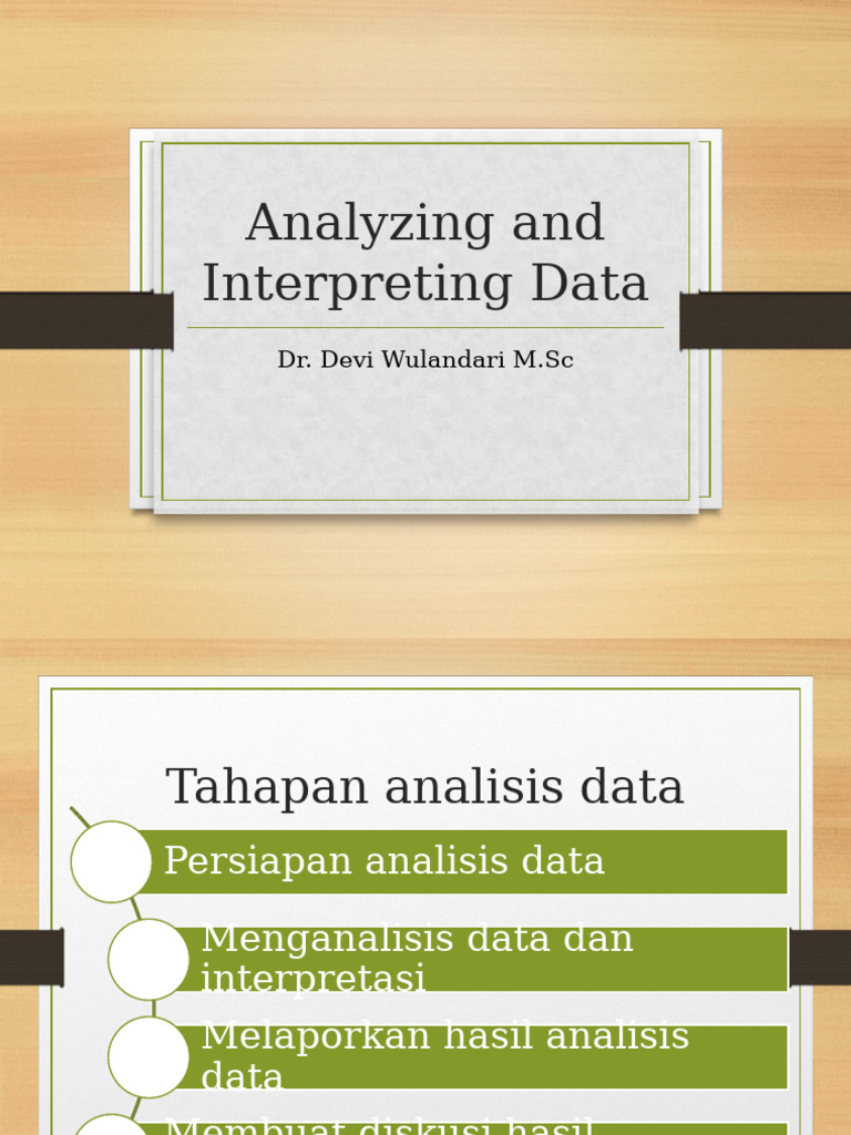 7 - Analisis Dan Interpretasi Data | PDF