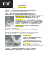 Physiotherapy Joint Mobilization Guide | PDF | Hand | Anatomical Terms ...