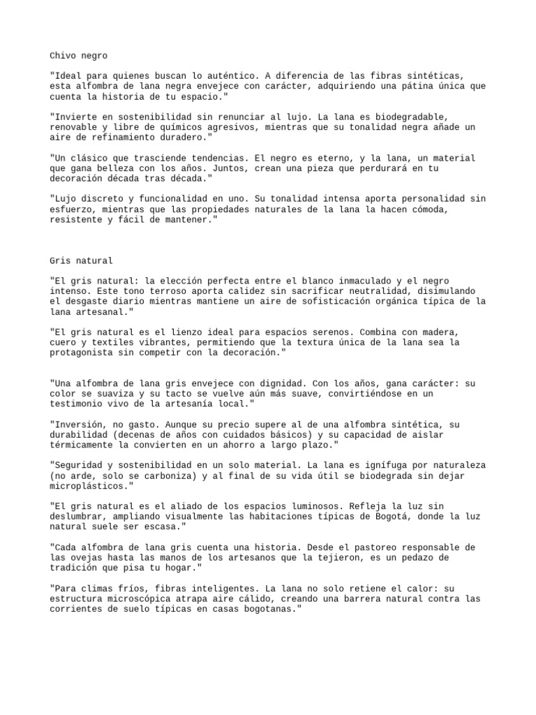 Textos Complementarios Instagram Publicaciones | PDF