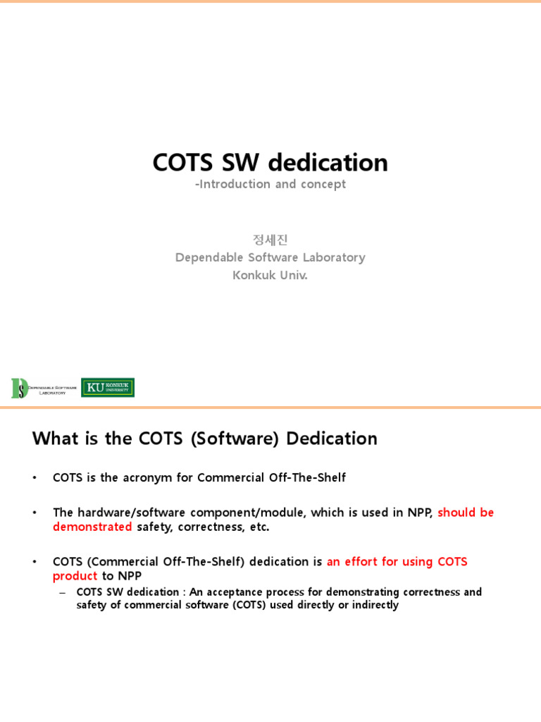 COTS Software Dedication in NPP | PDF | Field Programmable Gate Array ...