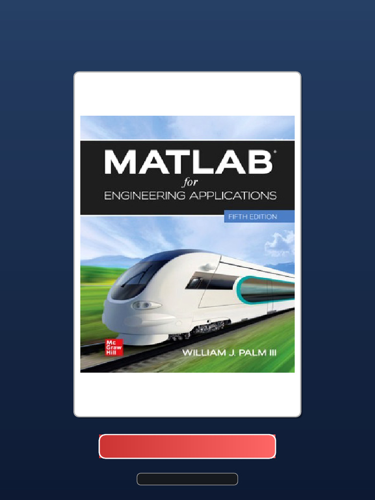 MATLAB For Engineering Applications 5th Edition Palm Full Download | PDF | Multiple Choice | Matlab