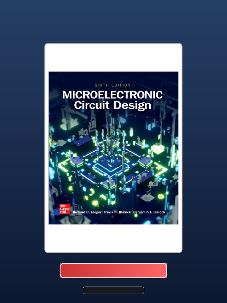 Microelectronic Circuit Design 6th Edition Jaeger Full Download | PDF ...
