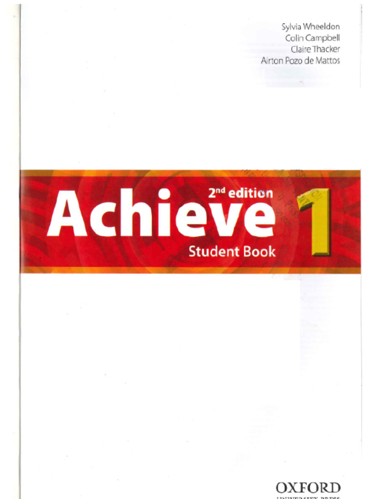 Achieve 1 Student Book & Workbook | PDF
