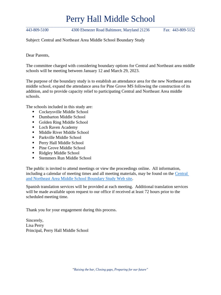 Boundary Study Meetings | PDF