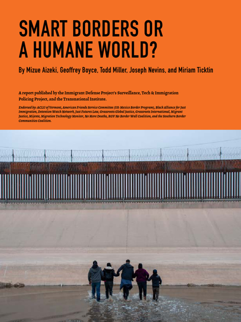 Smart Borders Report Humane World Exec-Summary | PDF | Immigration | U ...