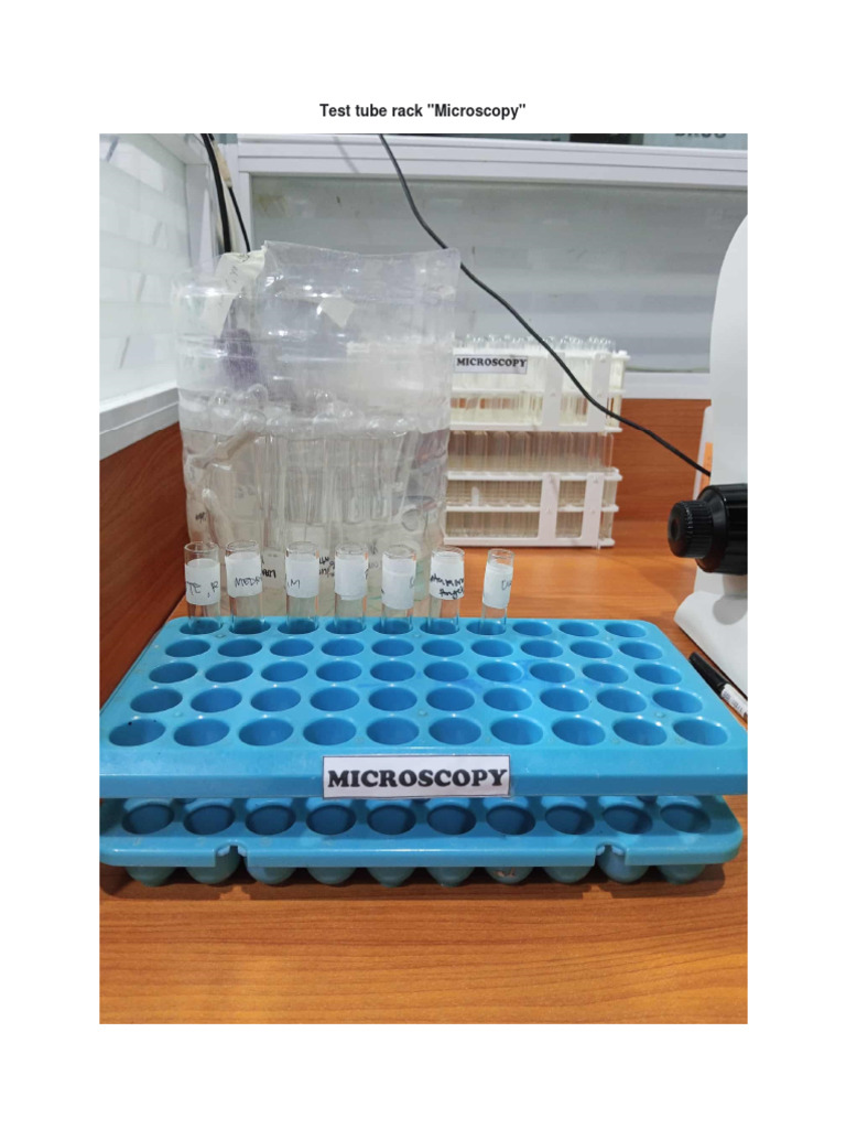 Test Tube Rack - Micros | PDF