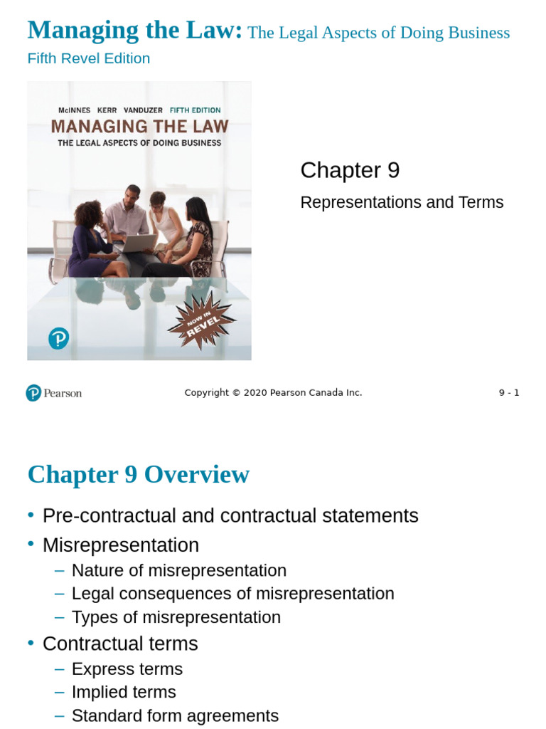 Class #6 PowerPoint Slides | PDF | Misrepresentation | Parol Evidence Rule