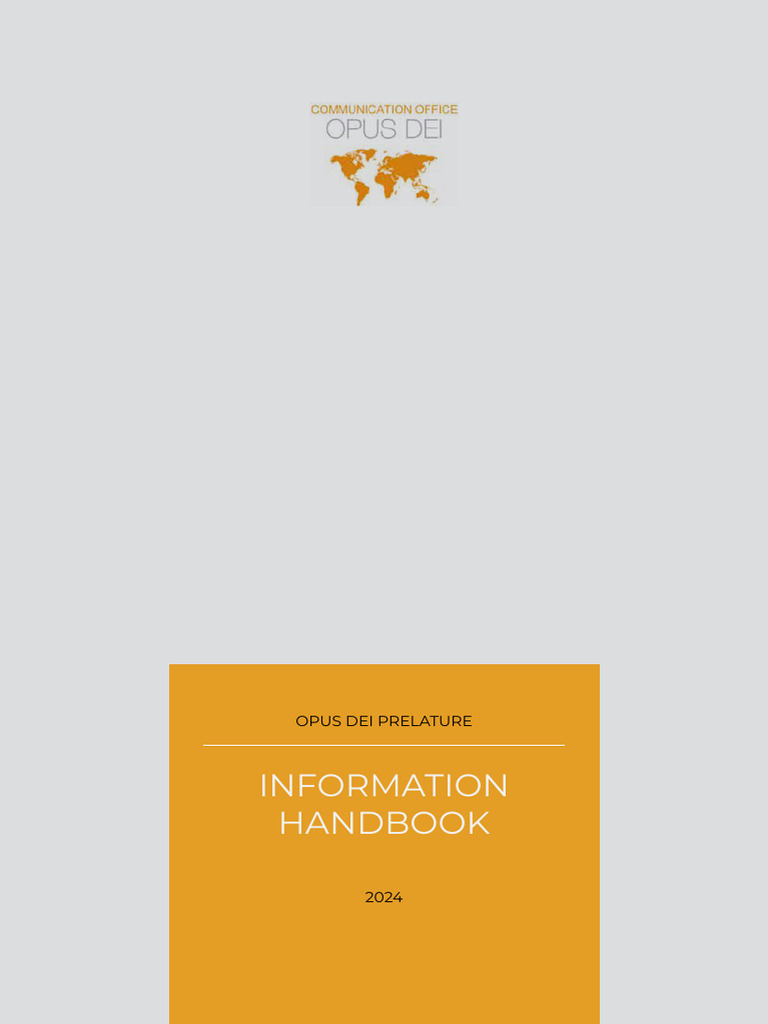 Information Handbook 202420240424032615363113 | PDF | Catholic Church
