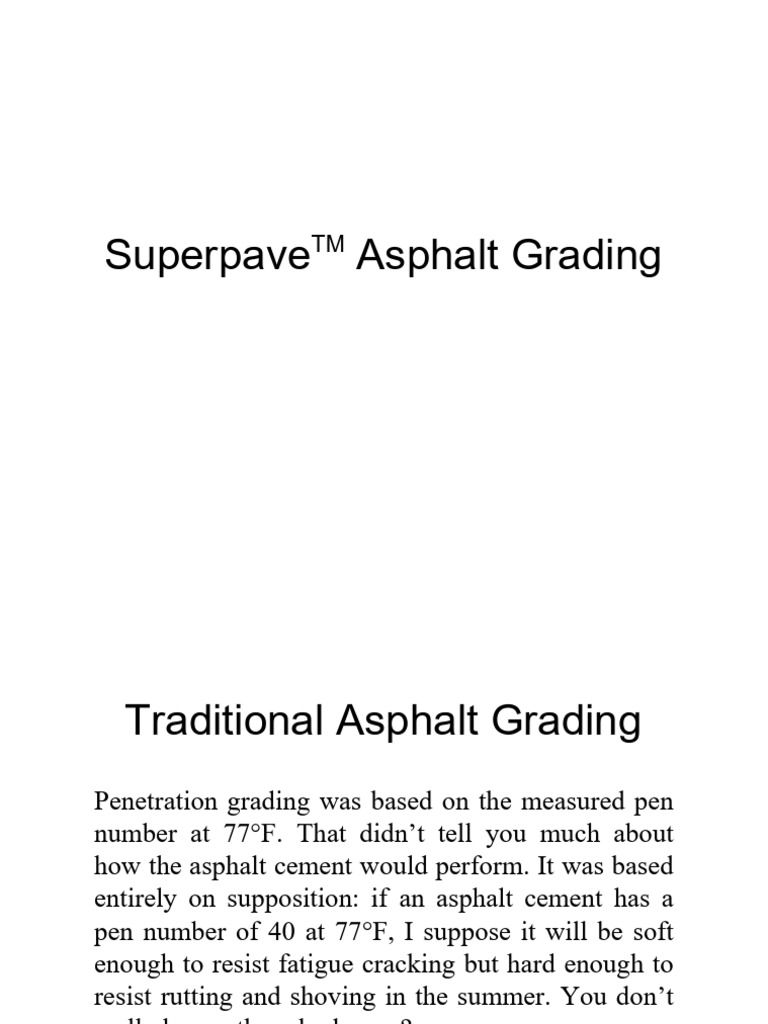 19 - Superpave Asphalt Grading | PDF | Elasticity (Physics ...
