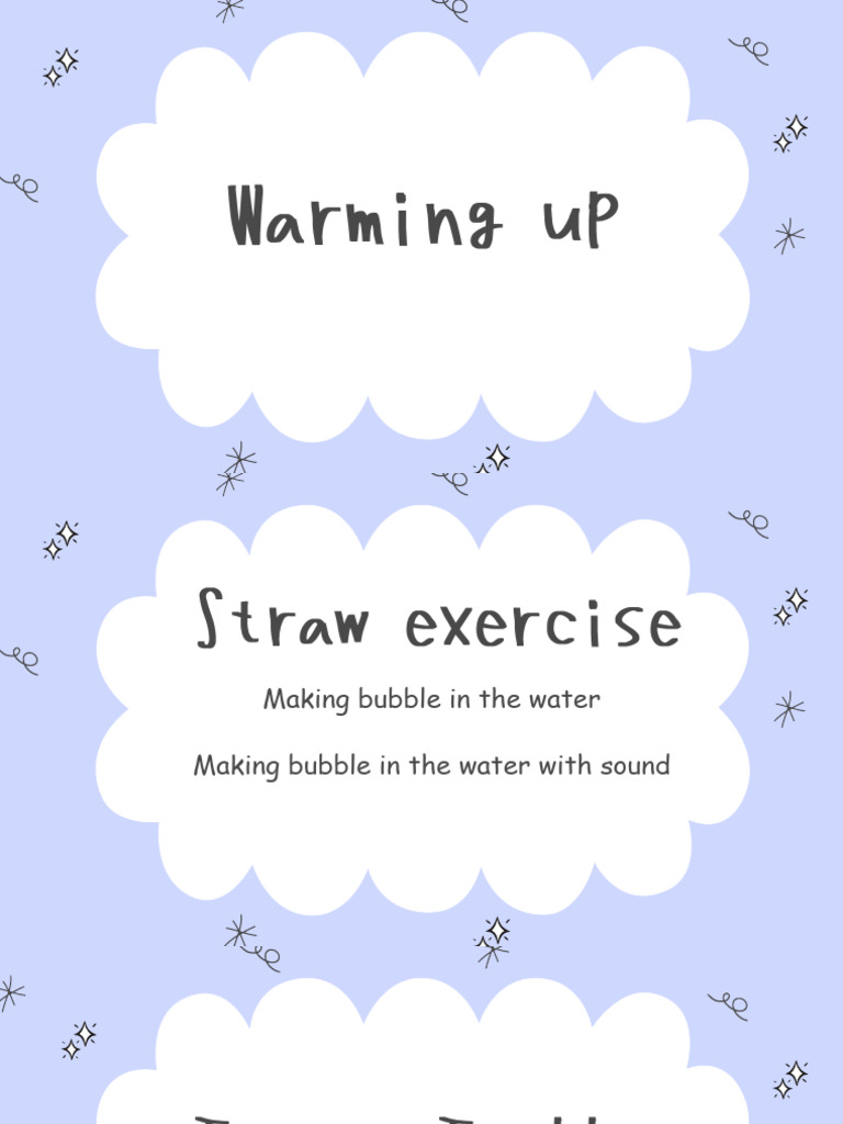 Straw Exercise | PDF