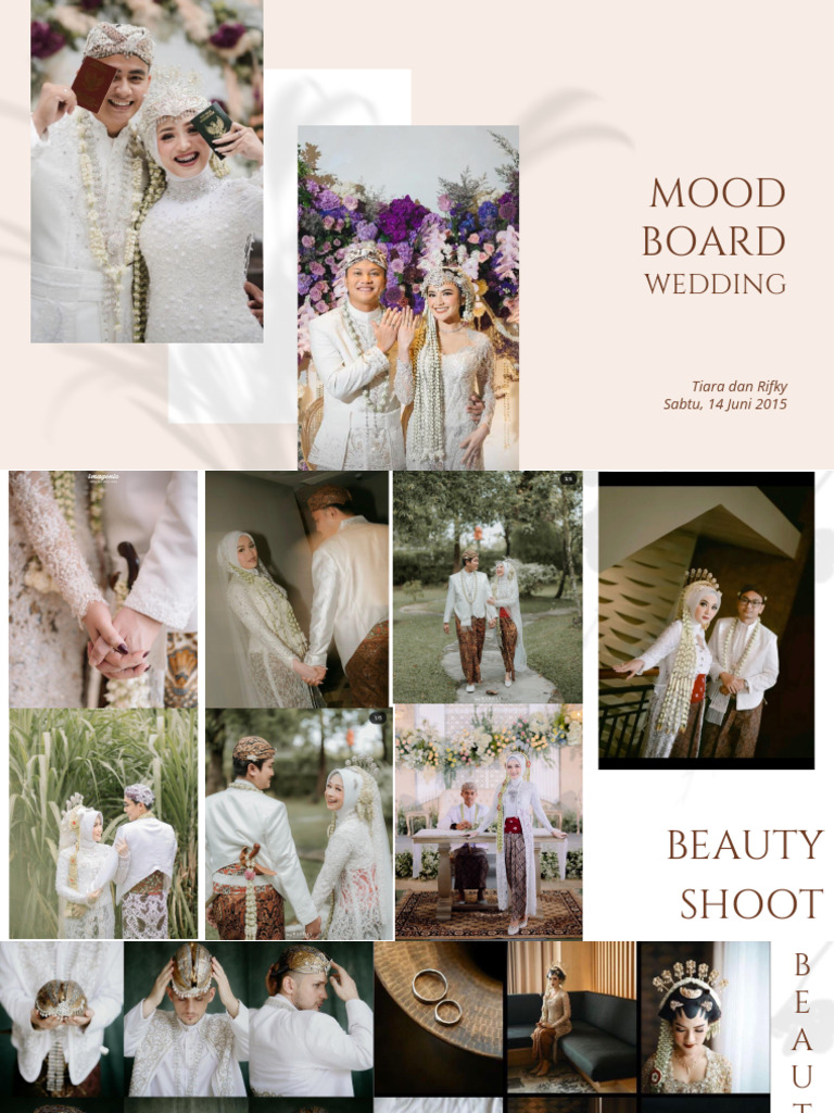 Mood Board Wedding Tiara Rifky 14 Juni 2025 | PDF