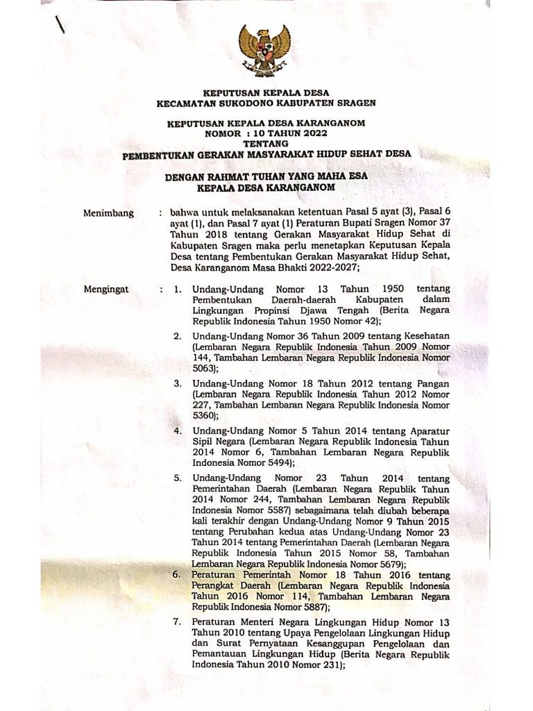 SK Germas Karanganom | PDF