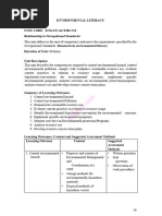 Environmental Literacy Notes | PDF | Waste | Waste Management