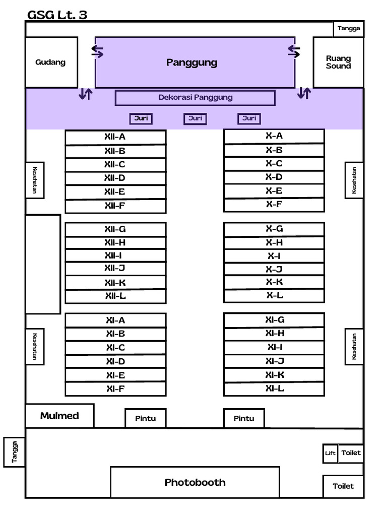 Denah GSG LT 3 | PDF