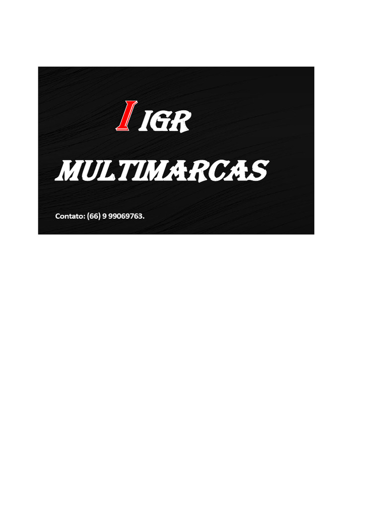 I Igr Multimarcas | PDF