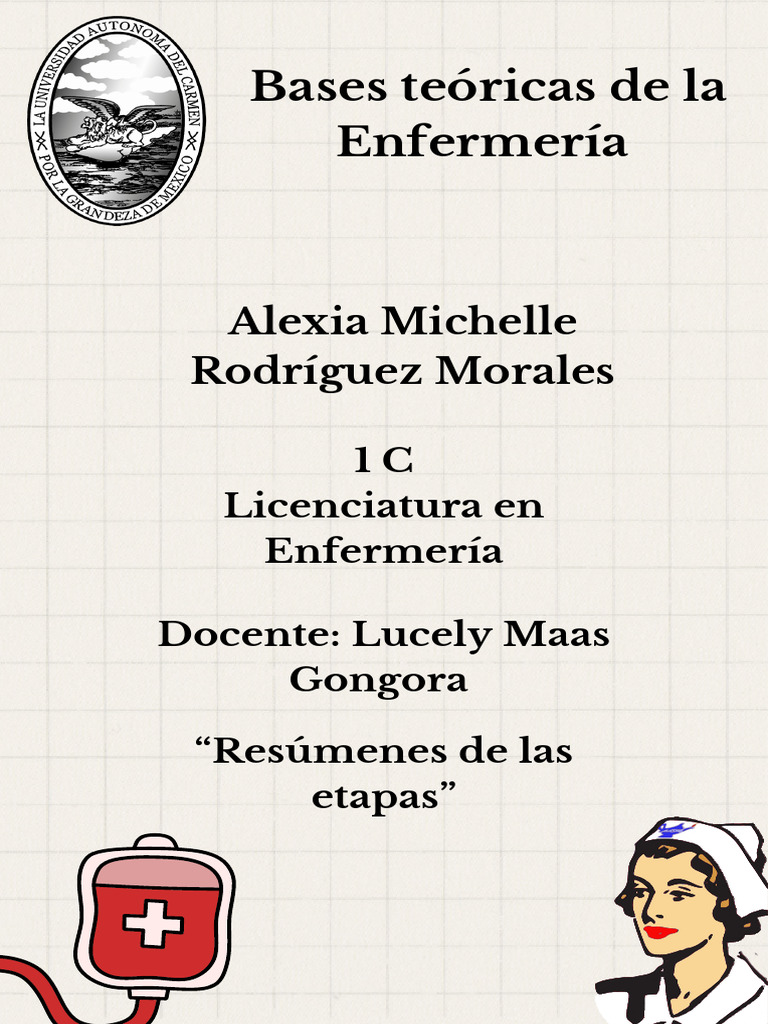 Bases Teóricas de La Enfermería Resumen | PDF
