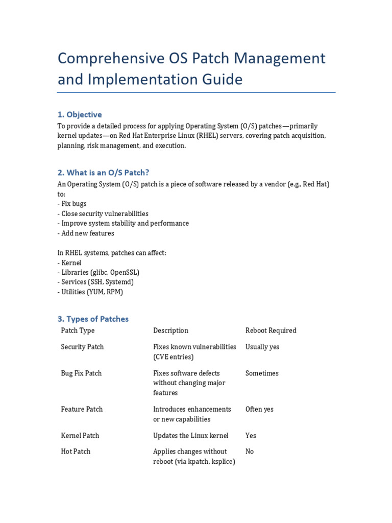 Mastering OS Patch Management | PDF | Computer Architecture | Linux