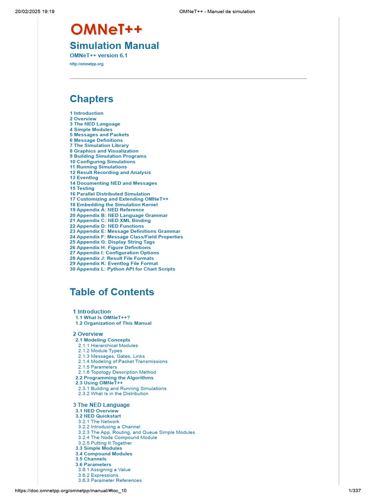 OMNeT++ - Manuel de Simulation | PDF | Class (Computer Programming) | C++
