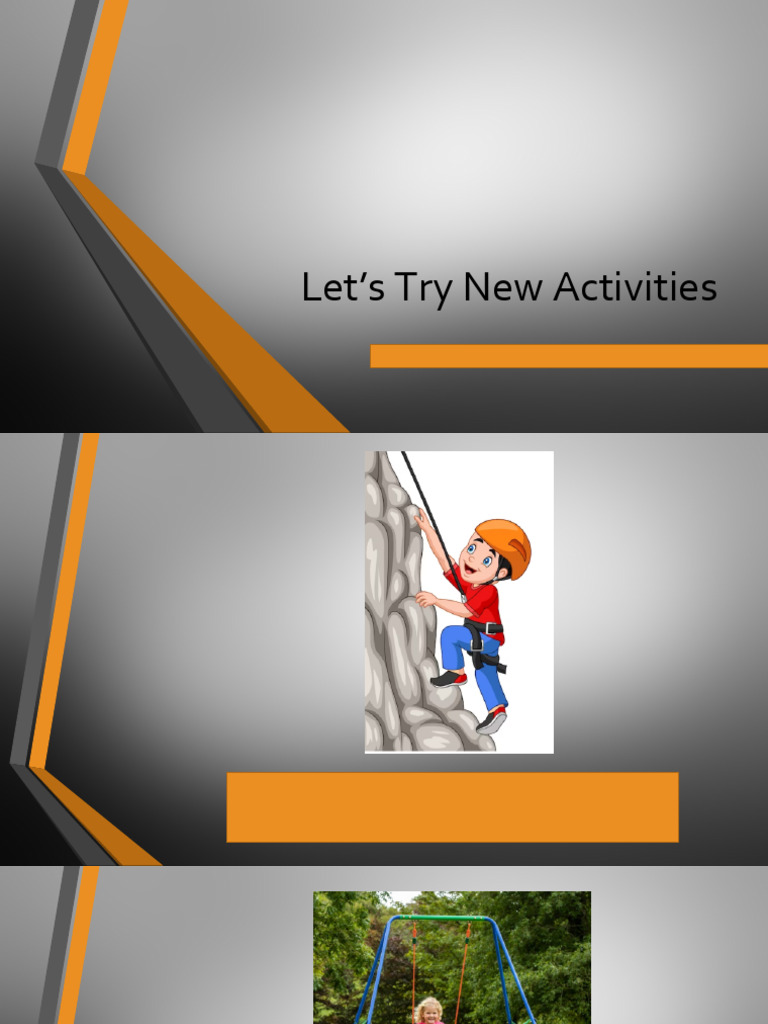 Kelas 2 Unit 4 Lets Try New Activiies | PDF