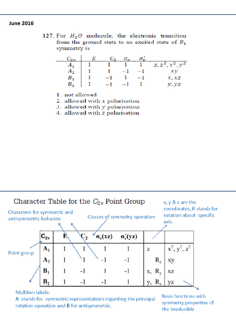 Lecture Material - Orbital Symmetry | PDF | Chemical Bond | Physical ...