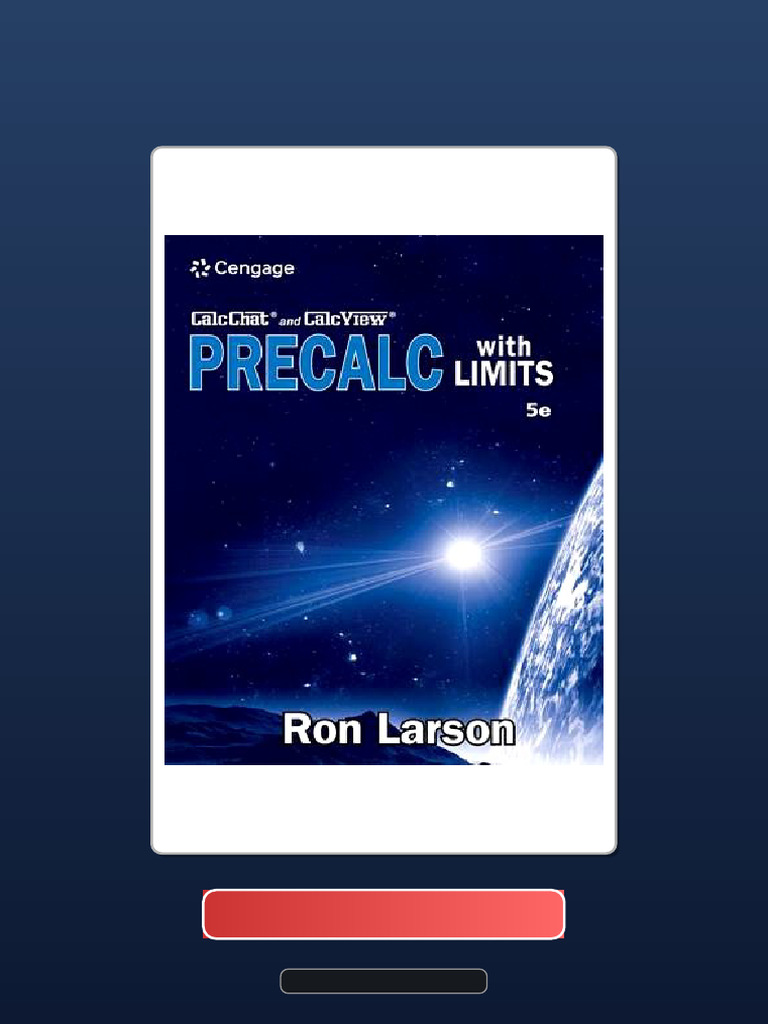 Precalculus With Limits 5th Edition Larson Full Download | PDF ...