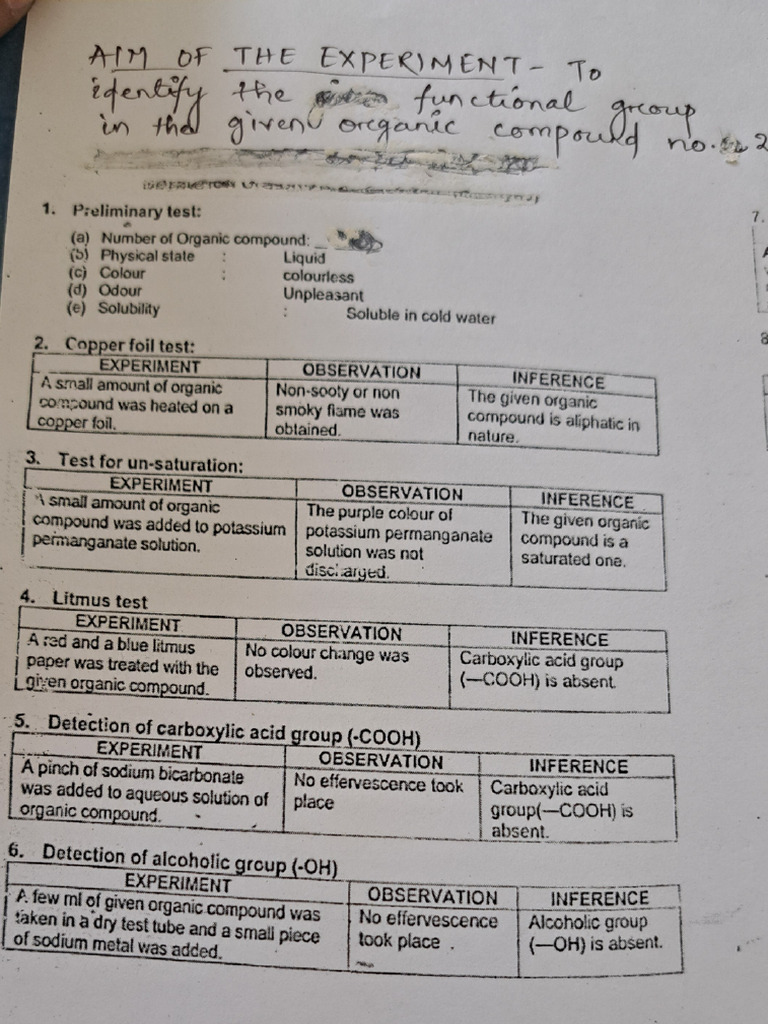 Chemistry Expt No 11 | PDF