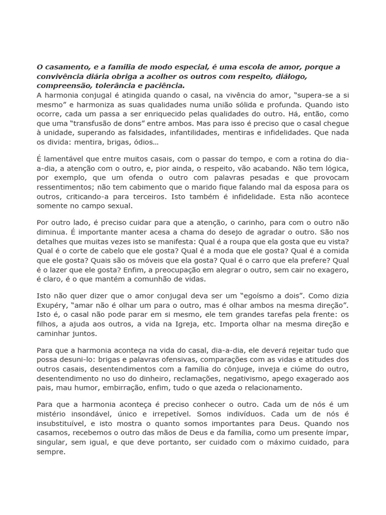 Harmonia Conjugal e Sexual no Casamento | PDF | Amor | Relação sexual