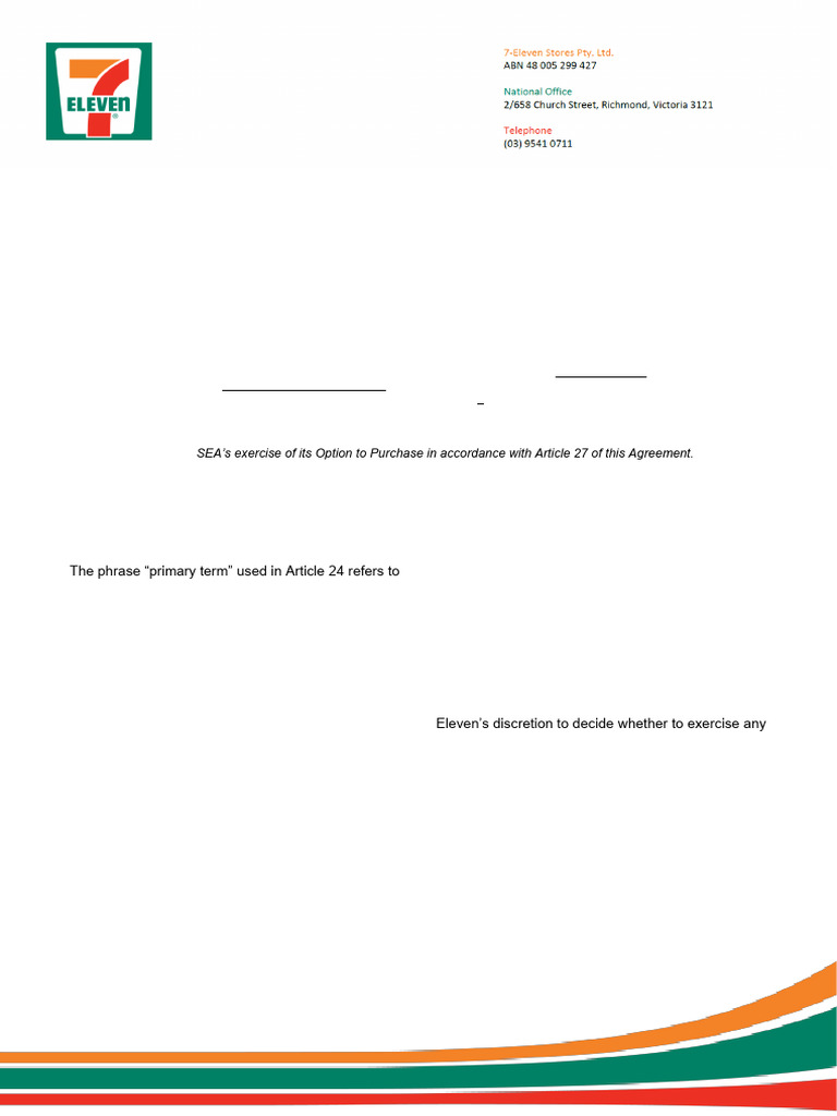 1.20 Tenure Letter - Sept 2023 | PDF | Lease | Franchising