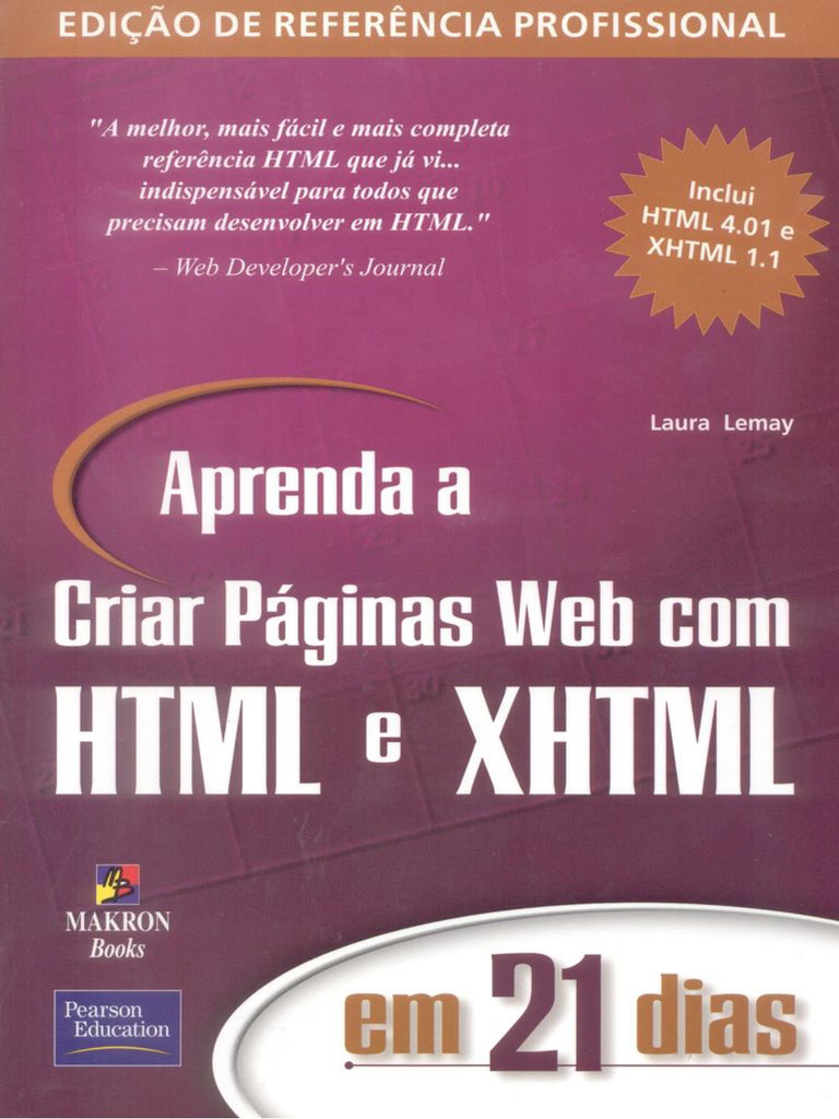 Aprenda A Criar Páginas Web Com HTML e XHTML | PDF